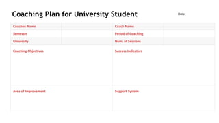 Form Coaching Plan-University Student.pptx