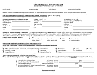 Form consent for_release_of_medical_records_use_disclosure_of_phi | PDF