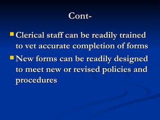 Form design | PPT