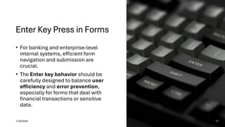 Form Design and GUI Controls for Better User Experience | PPT