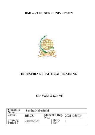 Form E-Trainee's Diary - IPTR.docx