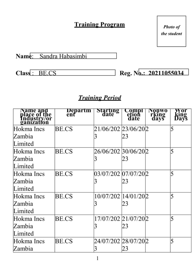 Form E-Trainee's Diary - IPTR.docx