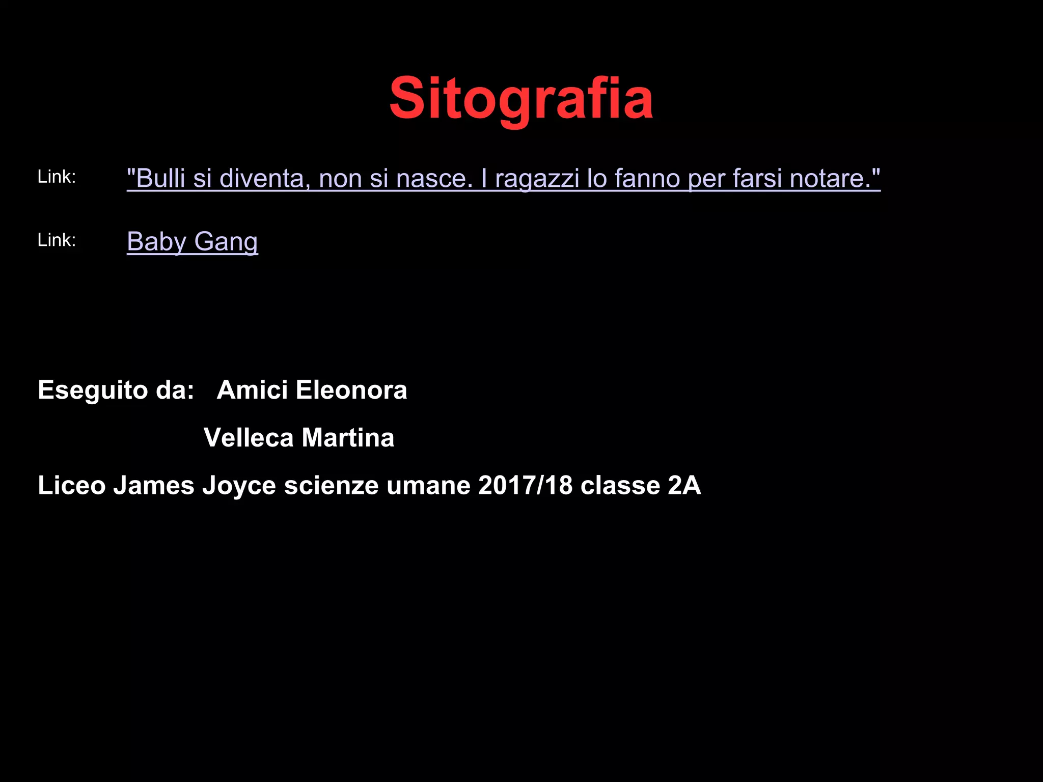 Forme di devianza minorile, bullismo e baby gang | PPTX