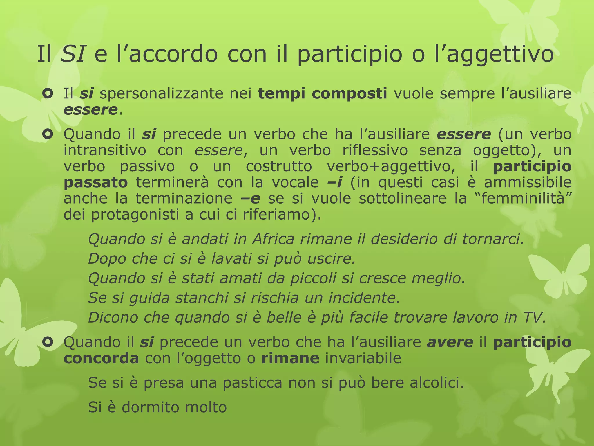 Forme impersonali | PPTX