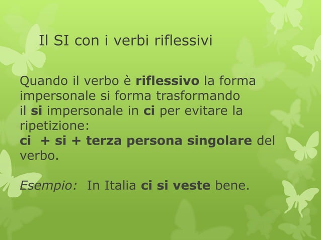 Forme impersonali | PPTX