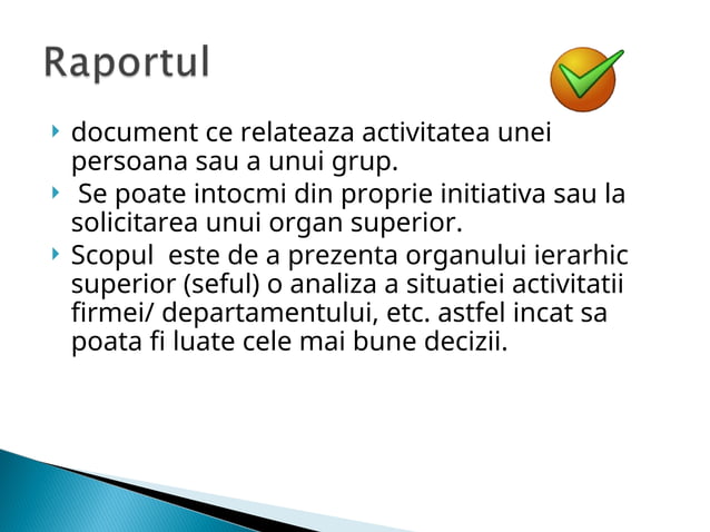 Formele comunicarii scrise | PPT