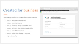 FormFactor - eForms for Alfresco | PPT