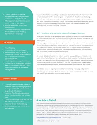 Enterprise Applications Support for Global Leader in Semiconductor ...