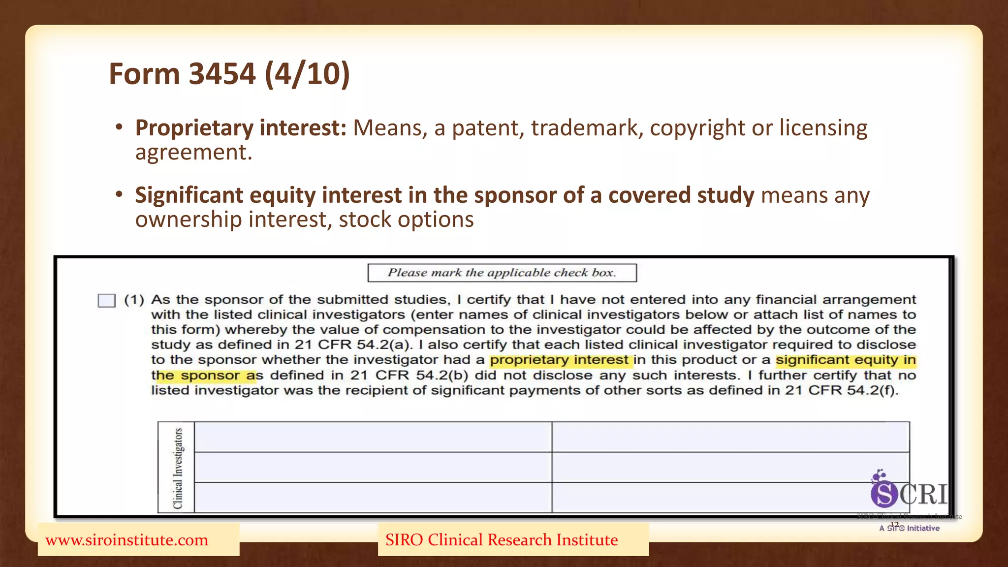 Form_FDA_3454 in Clinical Trials I Clinical Research.pptx