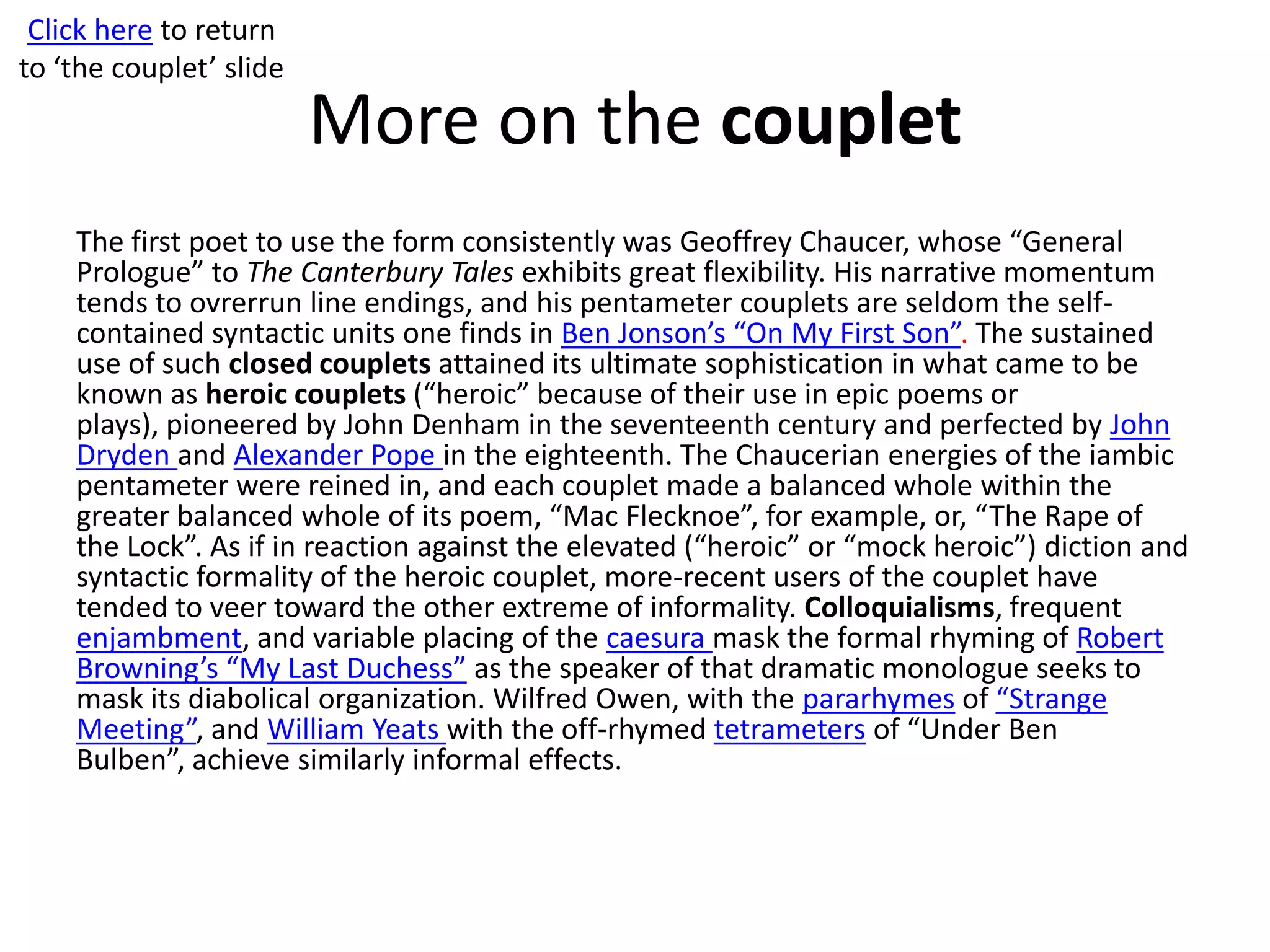 Form & feeling poetry unit yr 10 | PPTX | Poetry | Books and Literature