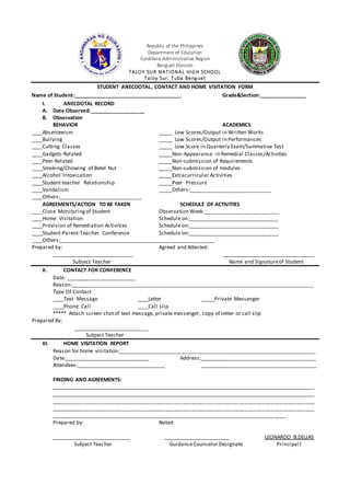 FORM For Home visitation.docx
