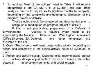 Form for Environmental and Social Screening | PDF