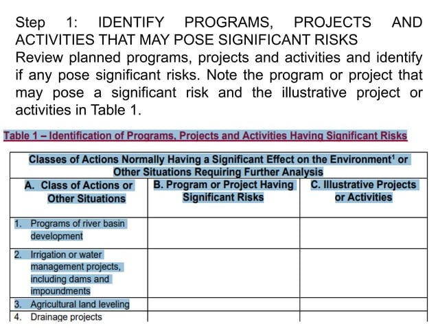 Form for Environmental and Social Screening | PDF