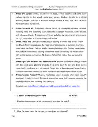 PNEB - ENGLISH 2015 | PDF