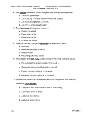 PNEB - ENGLISH 2015 | PDF