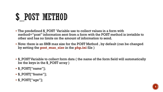 Form handling in php | PPT