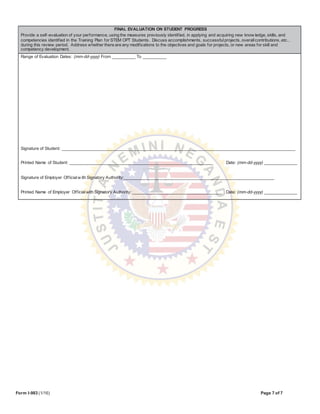 Form i 983 sample | PDF