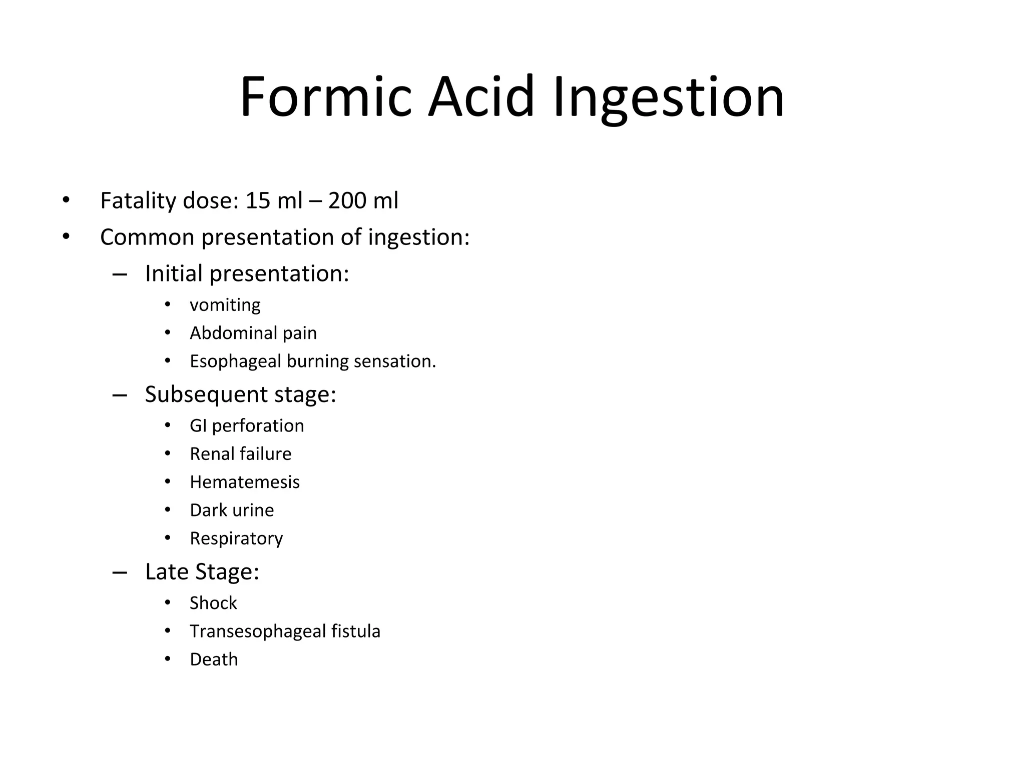Formic Acid Poisoning.pptx