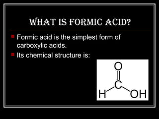 Formic acid ppt | PPT