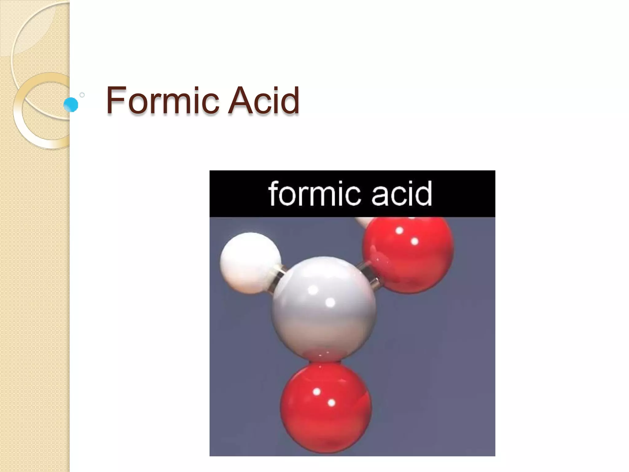 Industrial Preparation of Formic acid | PPTX