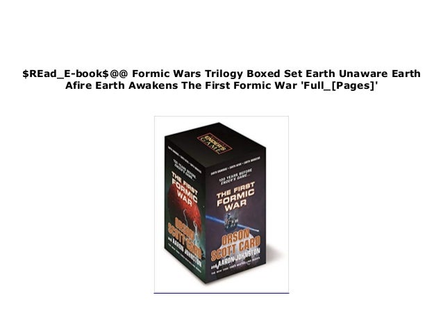 EBOOK_HARCOVER Formic Wars Trilogy Boxed Set Earth Unaware Earth Afire ... EBOOK_HARCOVER Formic Wars Trilogy Boxed Set Earth Unaware Earth Afire ...
