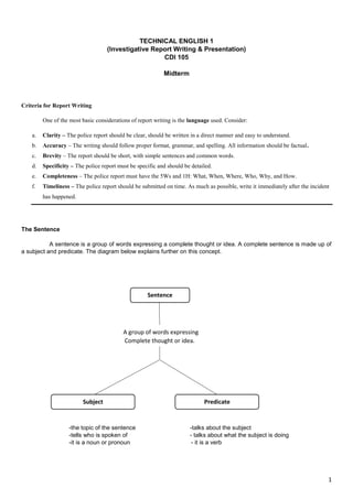 Technical English 1 | DOCX