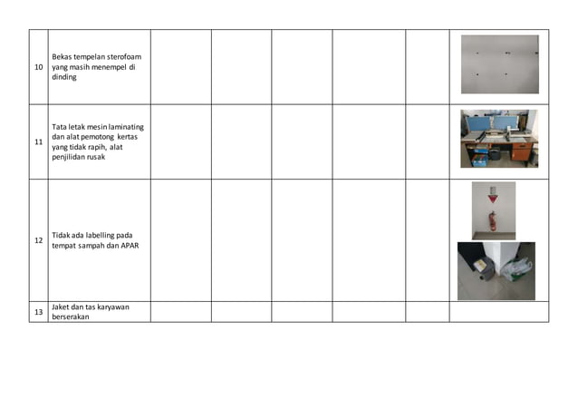 Form improvement plan 5s | DOCX
