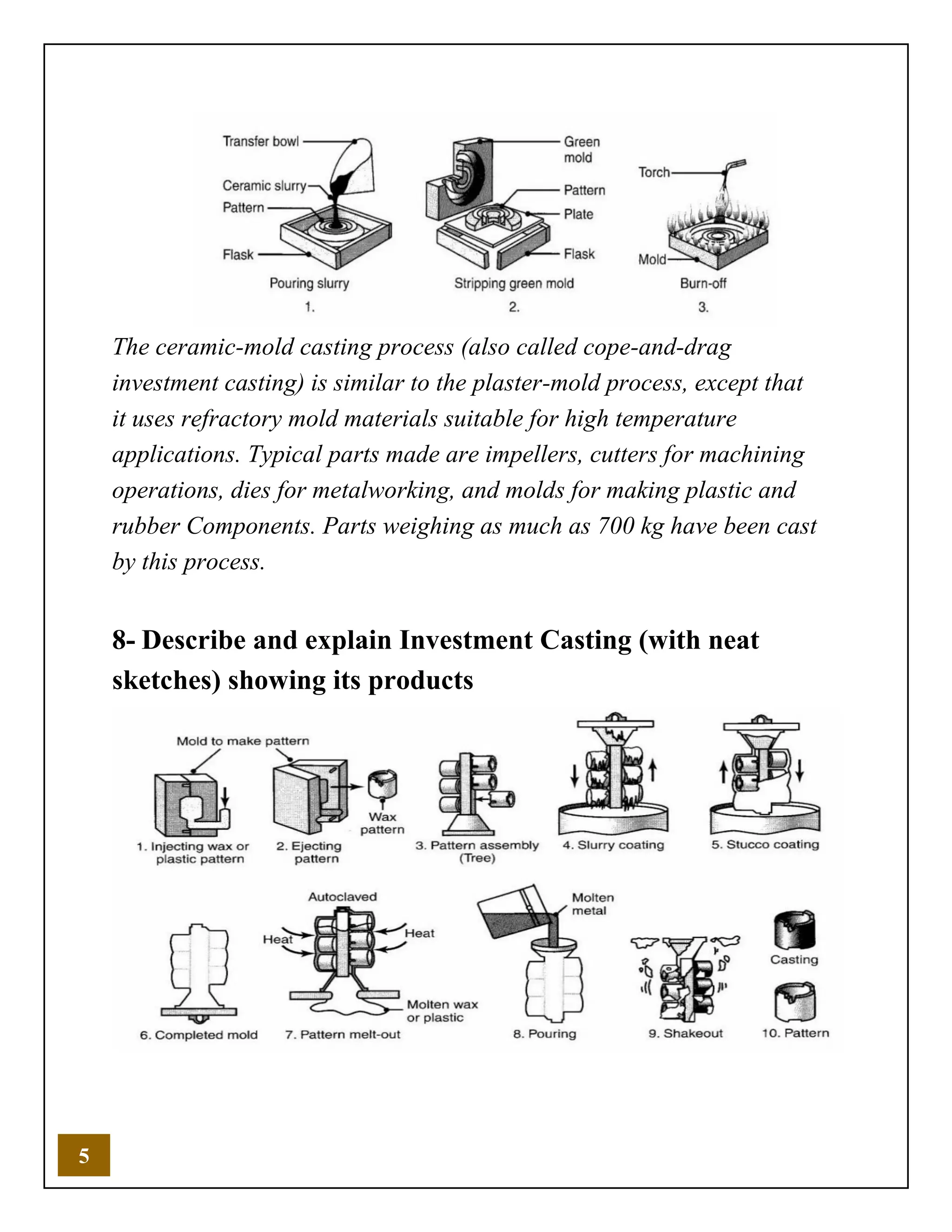 Forming Processes (Casting and Forging) | PDF