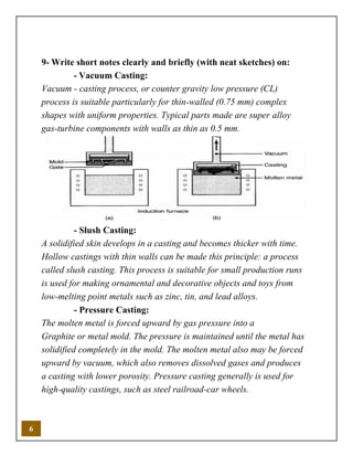 Forming Processes (Casting and Forging) | PDF
