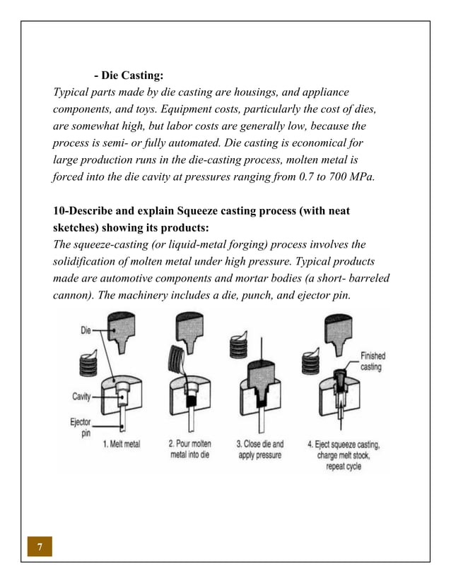 Forming Processes (Casting and Forging) | PDF