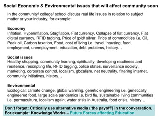 Forming a ‘Mindbank’, modelling informed community in education | PPT ...