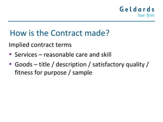 Forming a contract | PPT