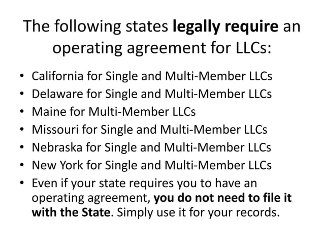 Forming an LLC | PPTX