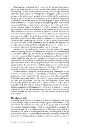 Forming art ; making and responding | PDF