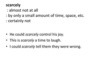 Forming negative sentences correctly | PPTX
