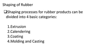 Forming of rubbers | PPT