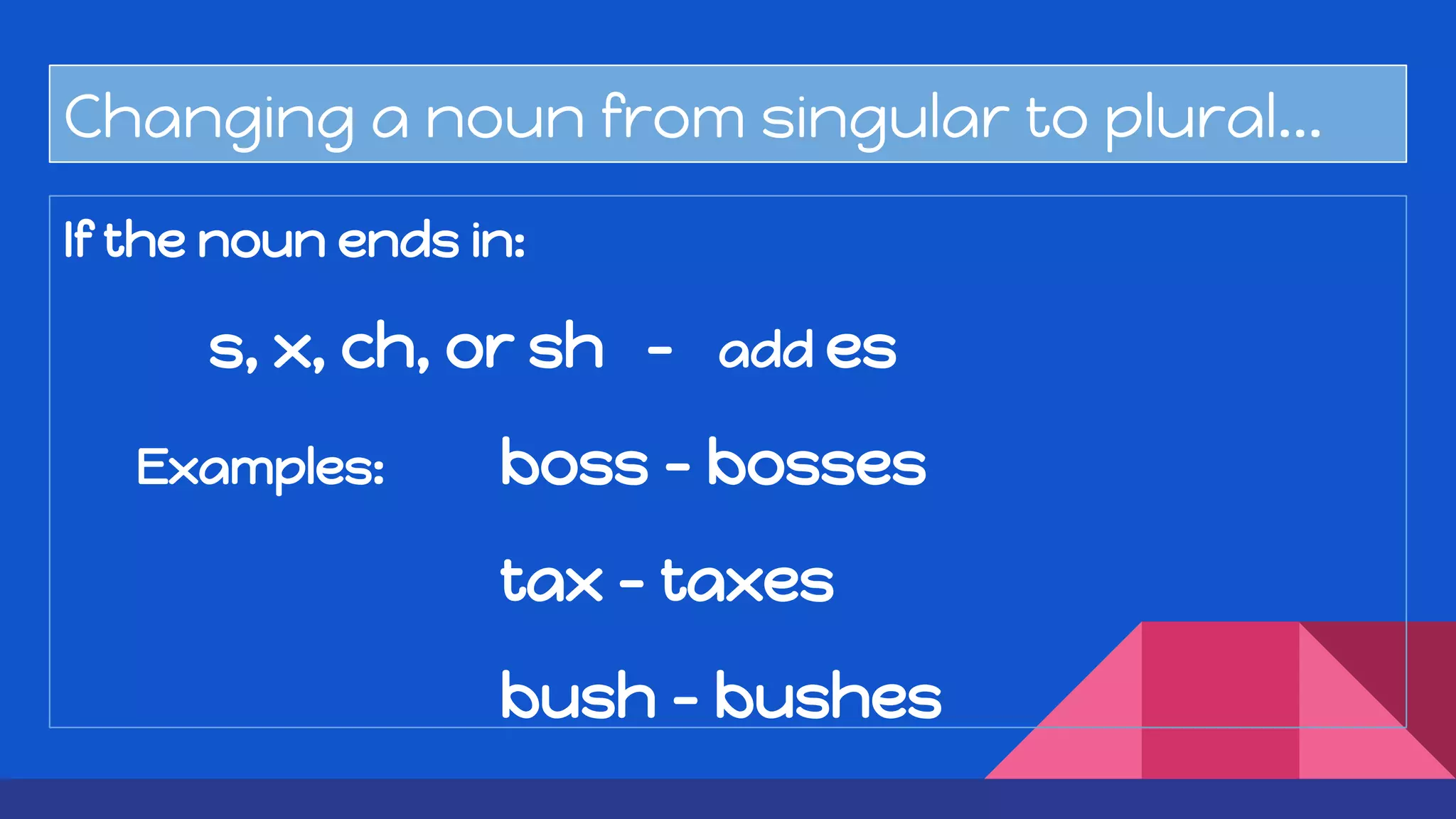 Forming Plural Nouns | PDF | Food & Drink