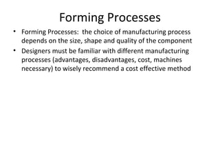 Forming processes | PPT