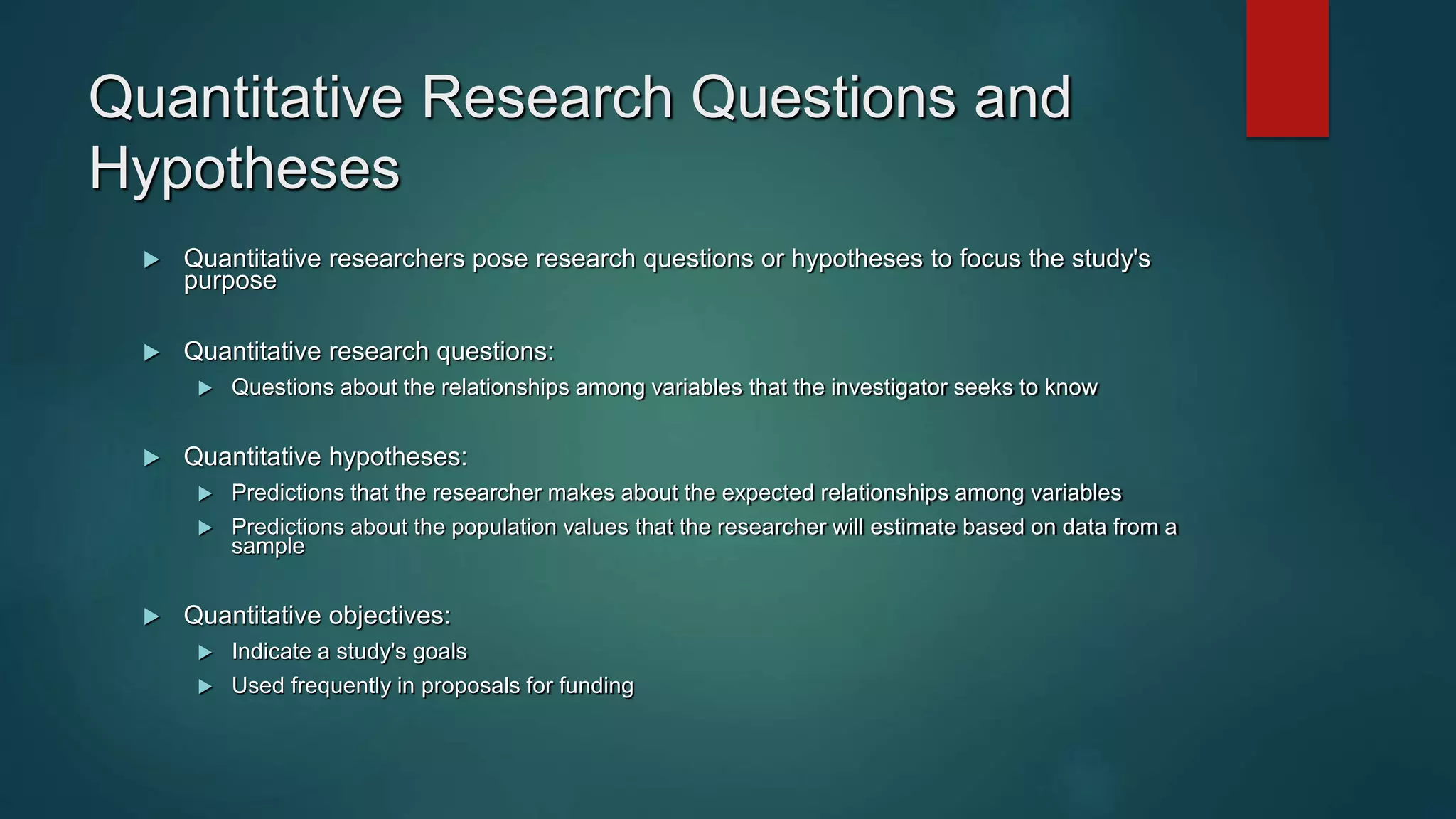 Forming Qual/Quan/Mixed Research Questions | PPTX