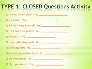 Forming Questions | PPTX