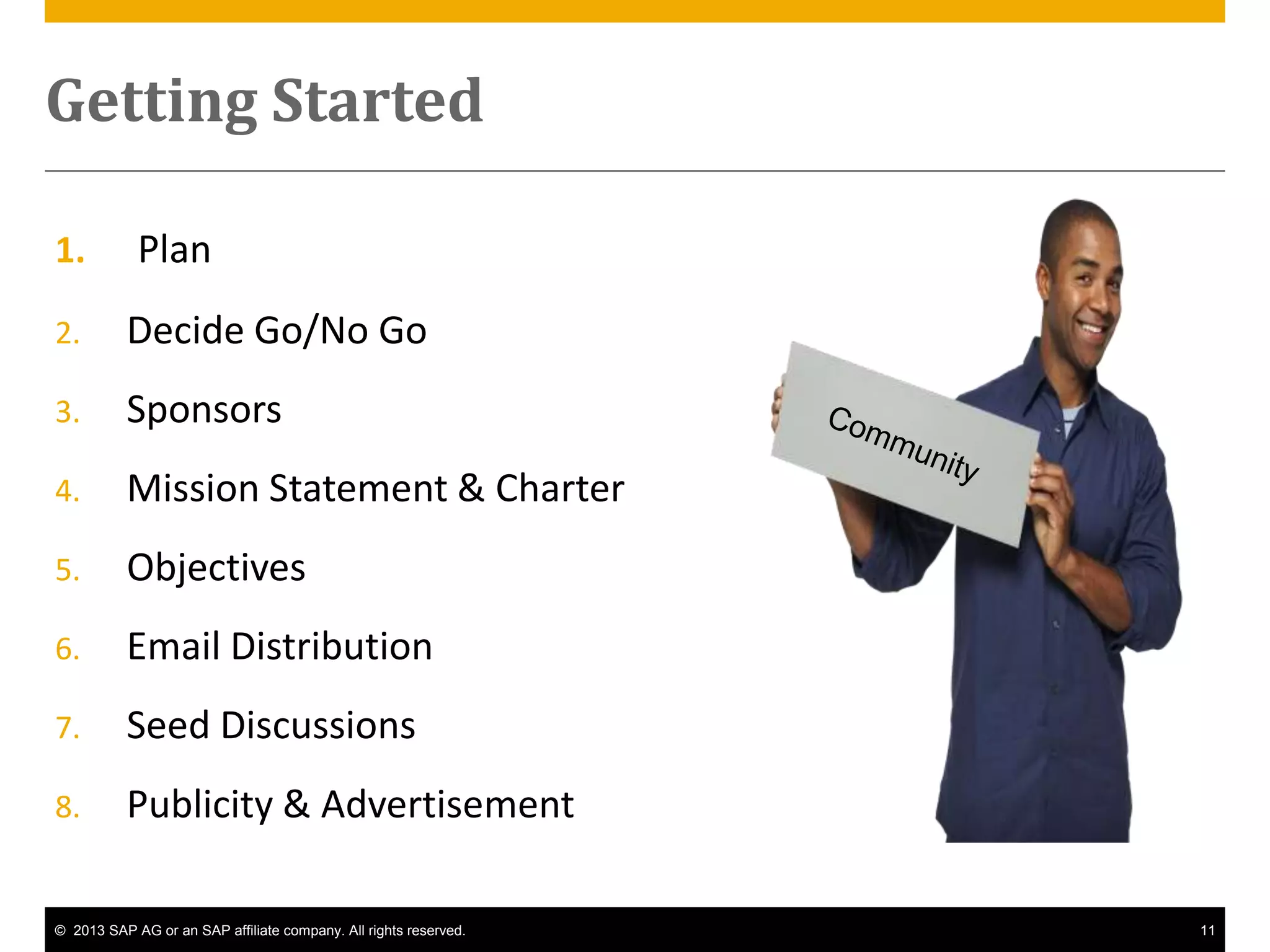 Forming successful communities | PPT