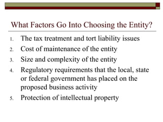 Forming The Entity | PPT