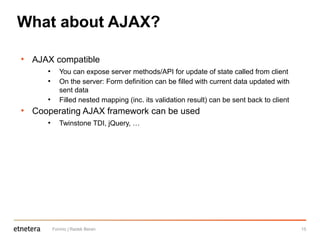 Formio - form definition & binding library for Java platform | PDF
