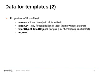 Formio - form definition & binding library for Java platform | PDF