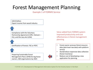 FORMIS, Digital Services for Forestry | PPTX