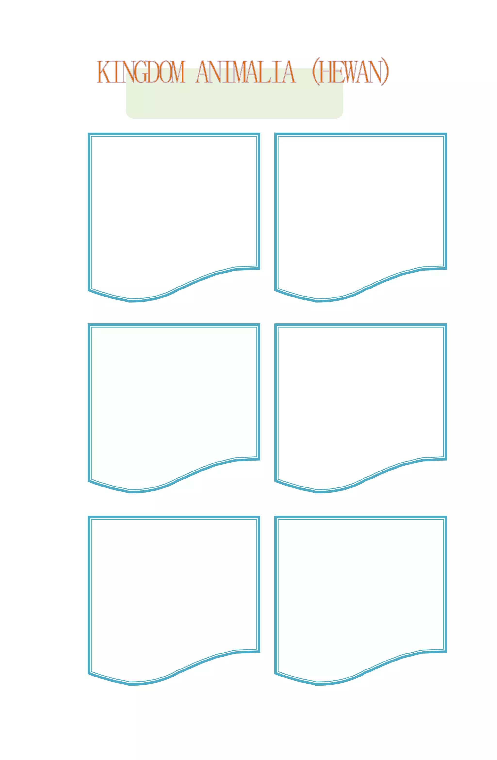 Form kliping hewan biologi | DOCX