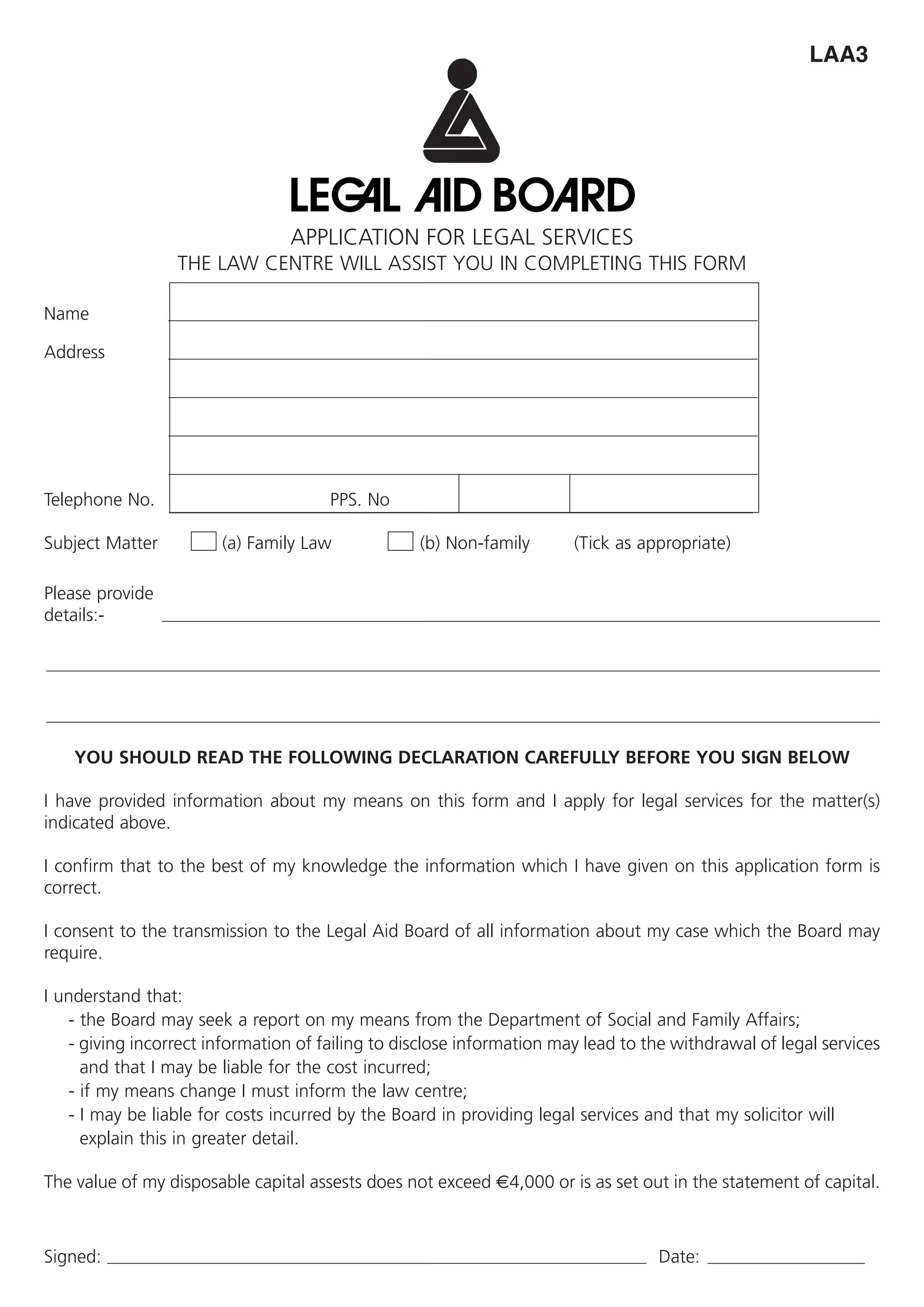 Form Legal Services | PDF | Legal Services Industry | Industries