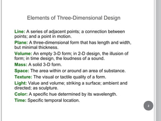 Form, Line, Plane, Space, Texture & Color | PPT
