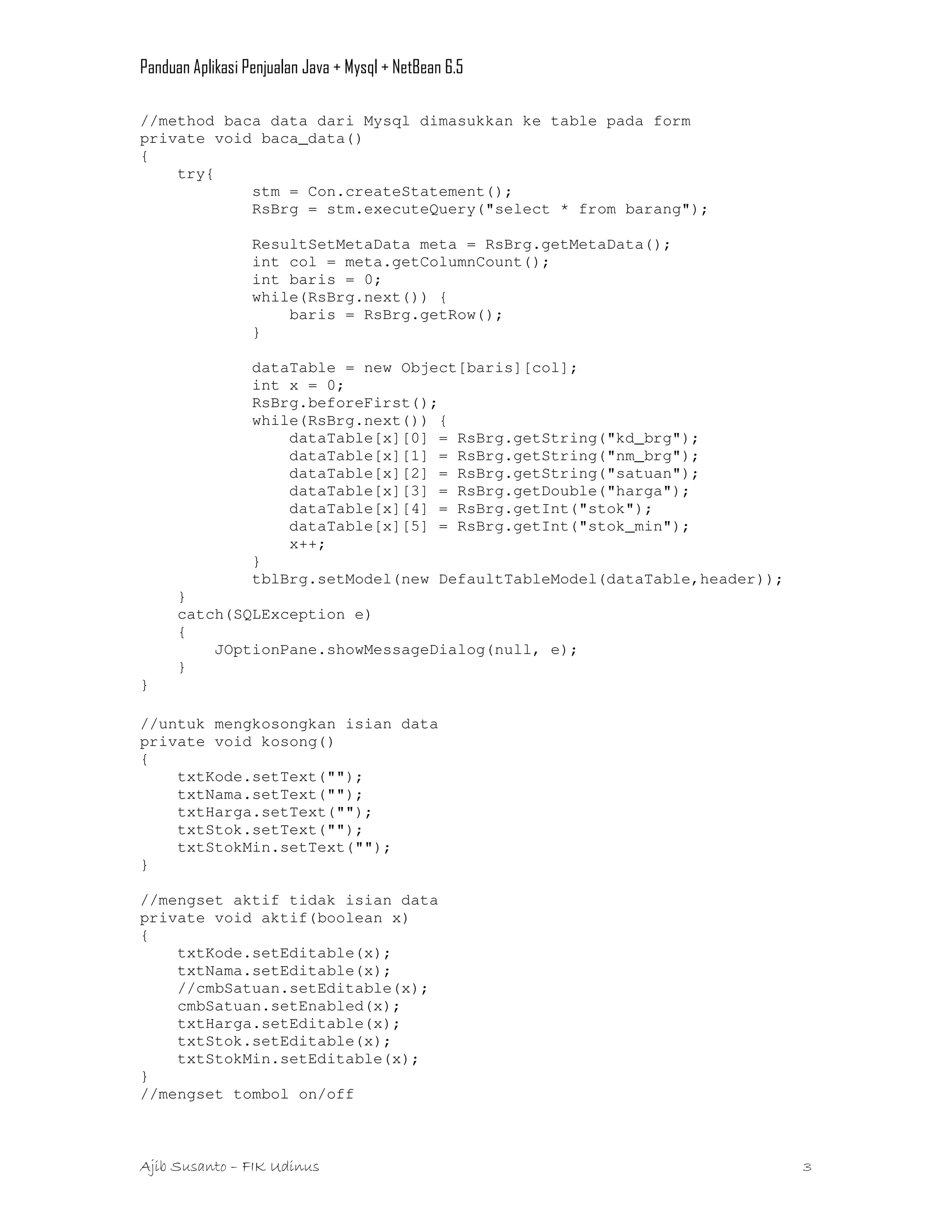 Formmasterbarang | PDF