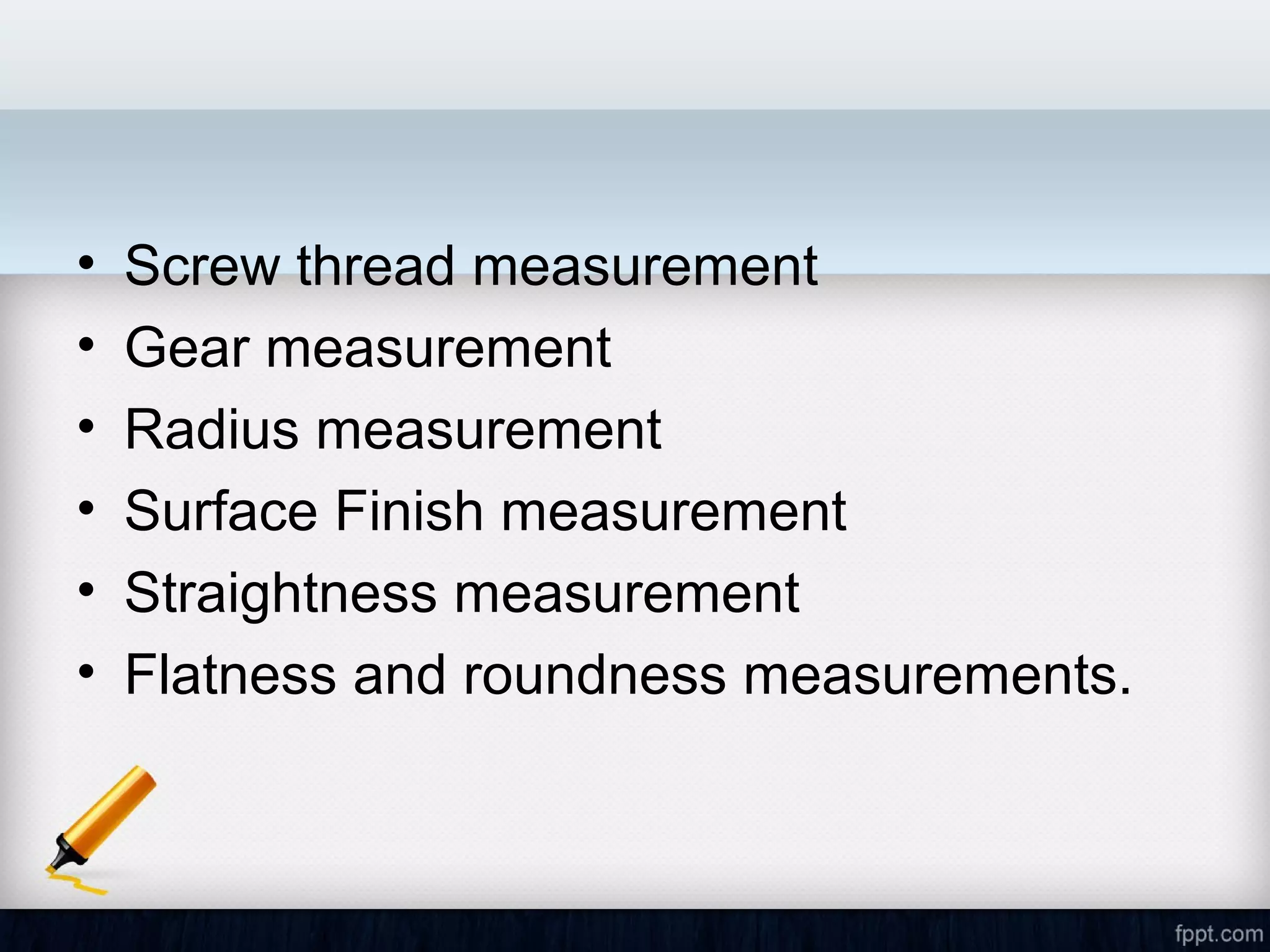 Form measurement | PPT
